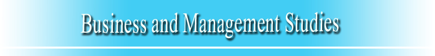 Business and Management Studies